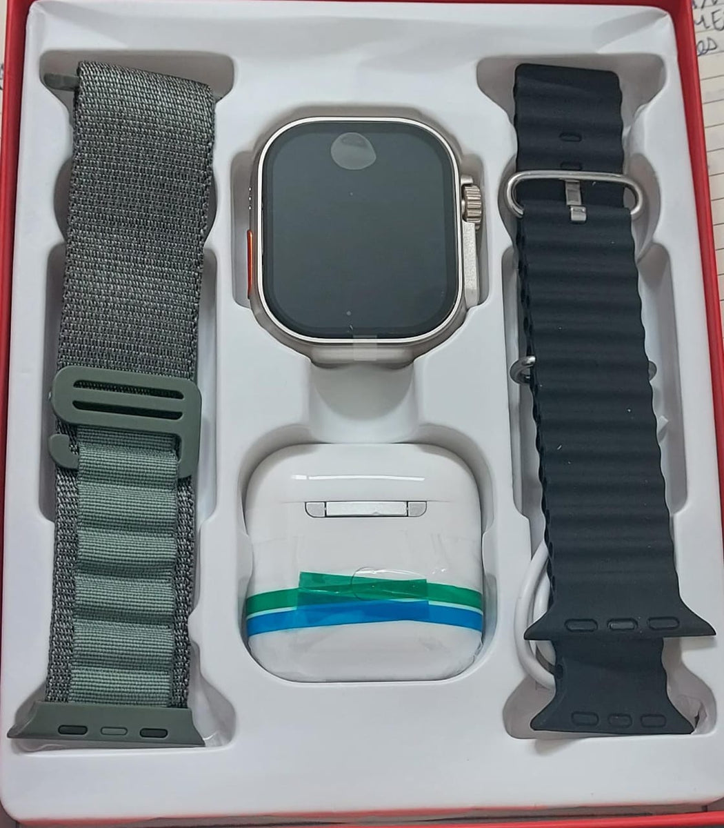 S40 Pro Max Smart Watch 2.2" Dial With Earbud Full Touch Screen Blueto – gzonehaiti